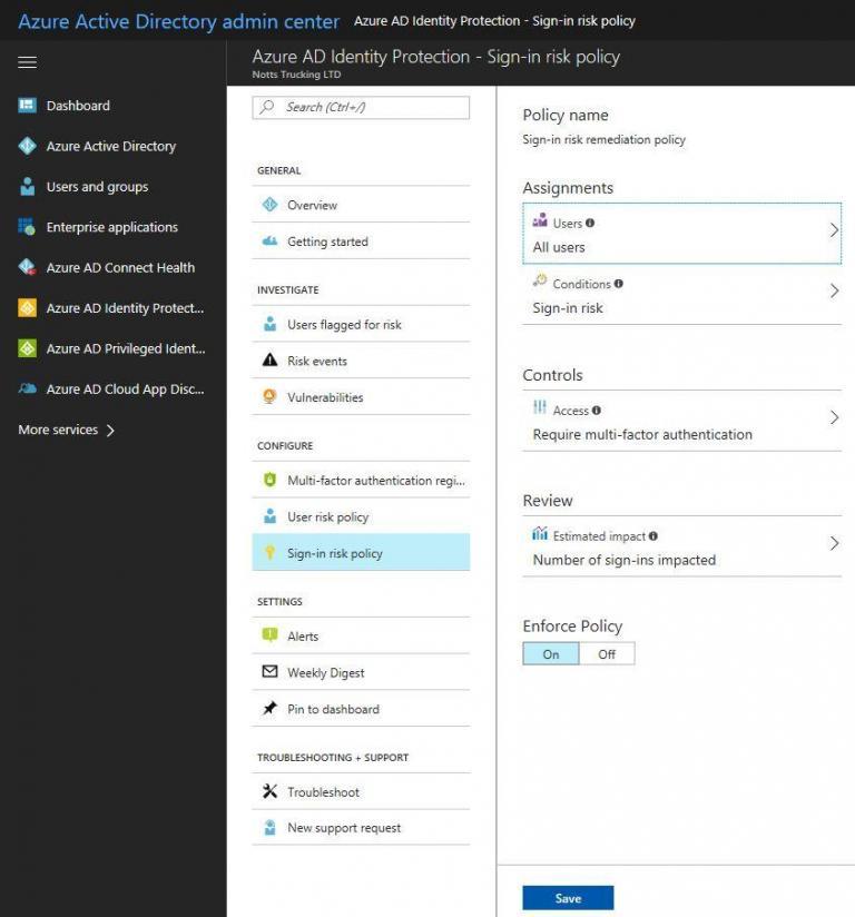 Azure Identity Protection – Enterprise Mobility + Security | Cloud ...